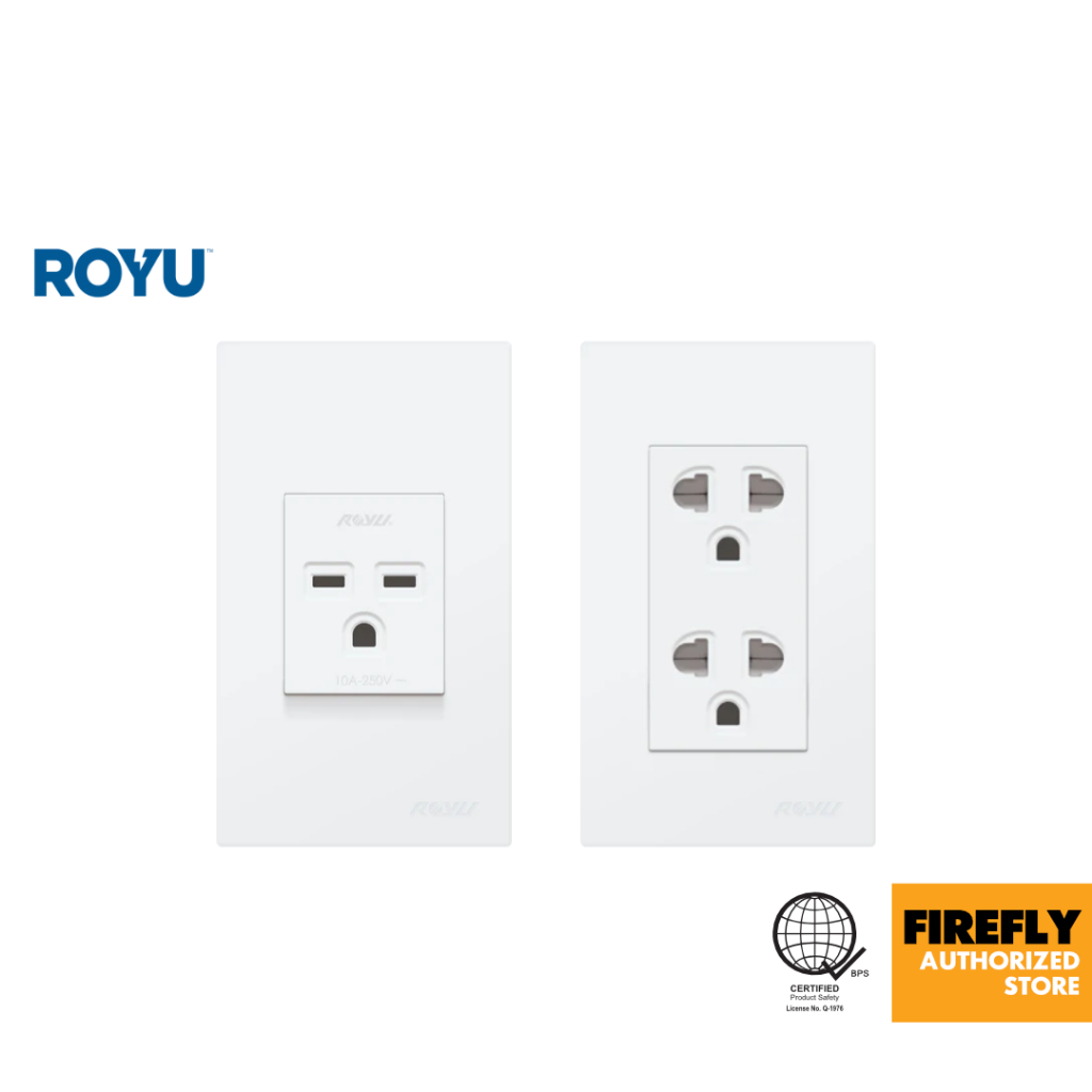 Royu Wide Series Outlet with Ground Sets | Shopee Philippines