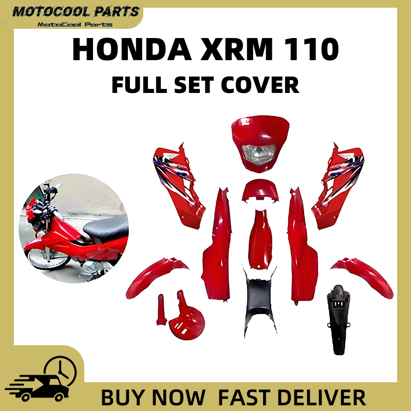 HONDA XRM 110 FULL BODY FAIRING KIT 4 COLORS | Shopee Philippines