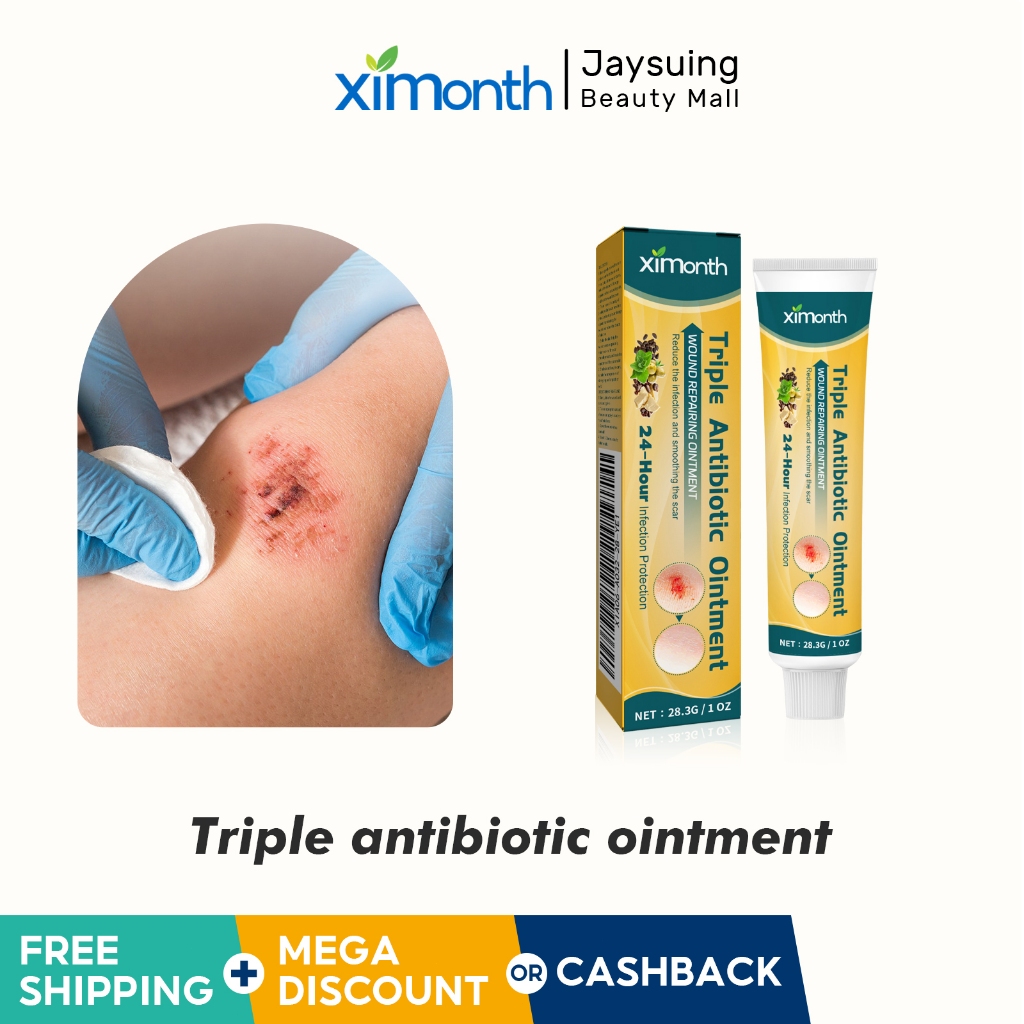 XIMONTH Triple Antibiotic Ointment 28g Ointment For Wounds Healing Fast ...