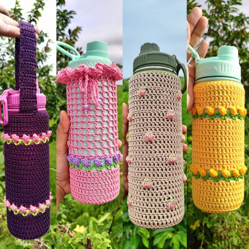 2/2 Crochet Tumbler Bag | Shopee Philippines