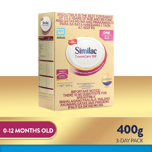 Similac TummiCare HW One 400g Infant Formula for 0-12 Months Old Milk ...