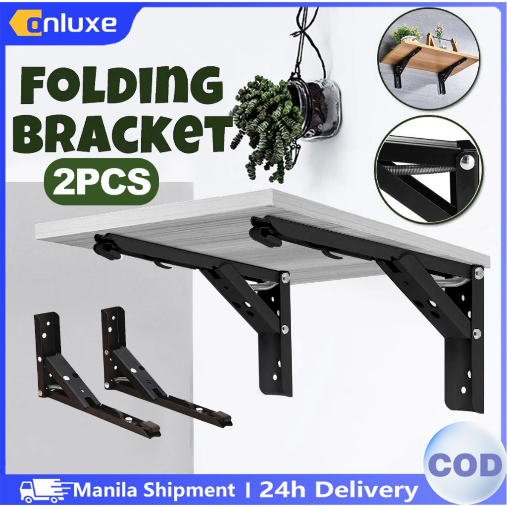 Folding Bracket Heavy Duty Adjustable Bracket For Wall Foldable ...