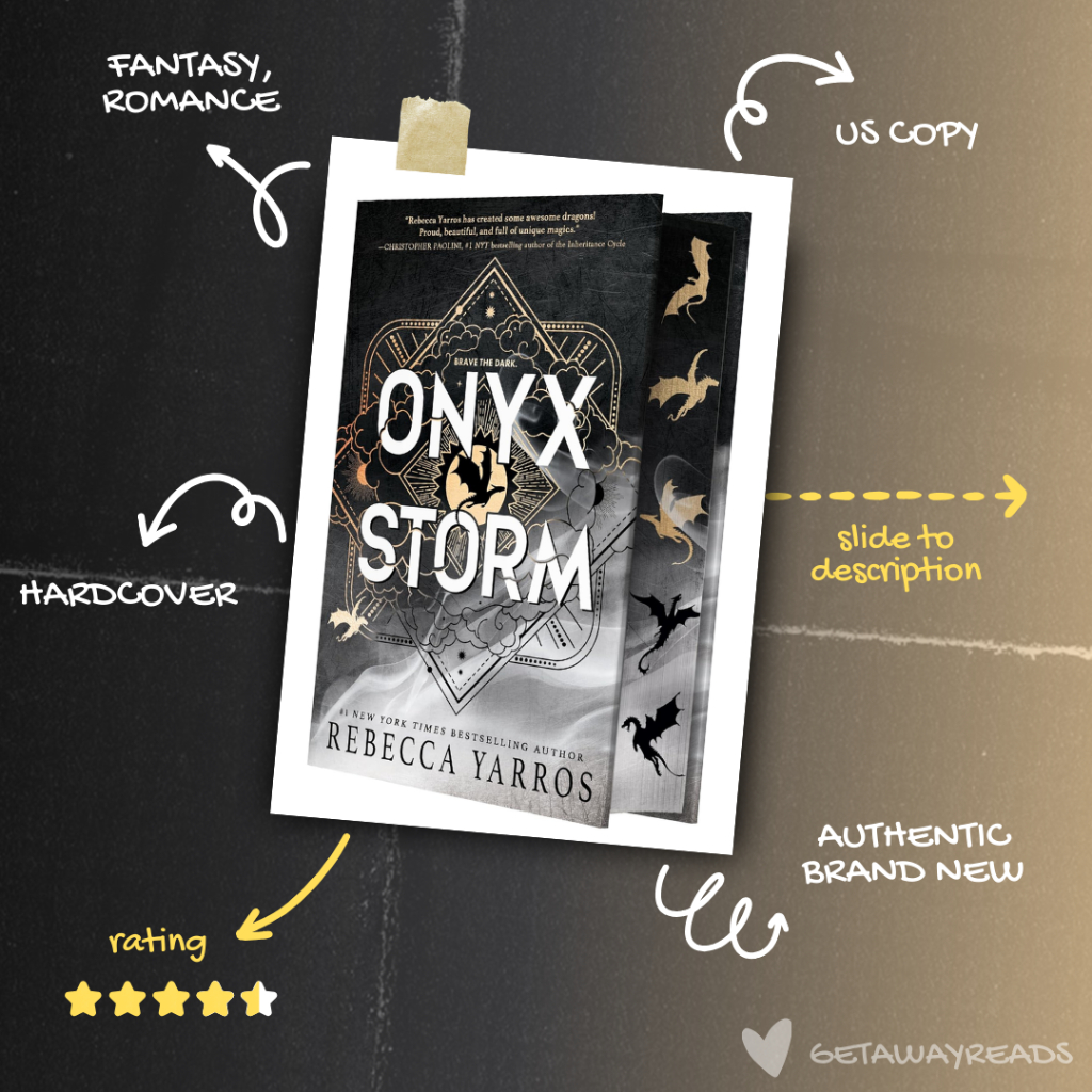 Onyx Storm: Deluxe Limited Edition (The Empyrean, 3) by Rebecca Yarros (Hardcover) | Shopee ...