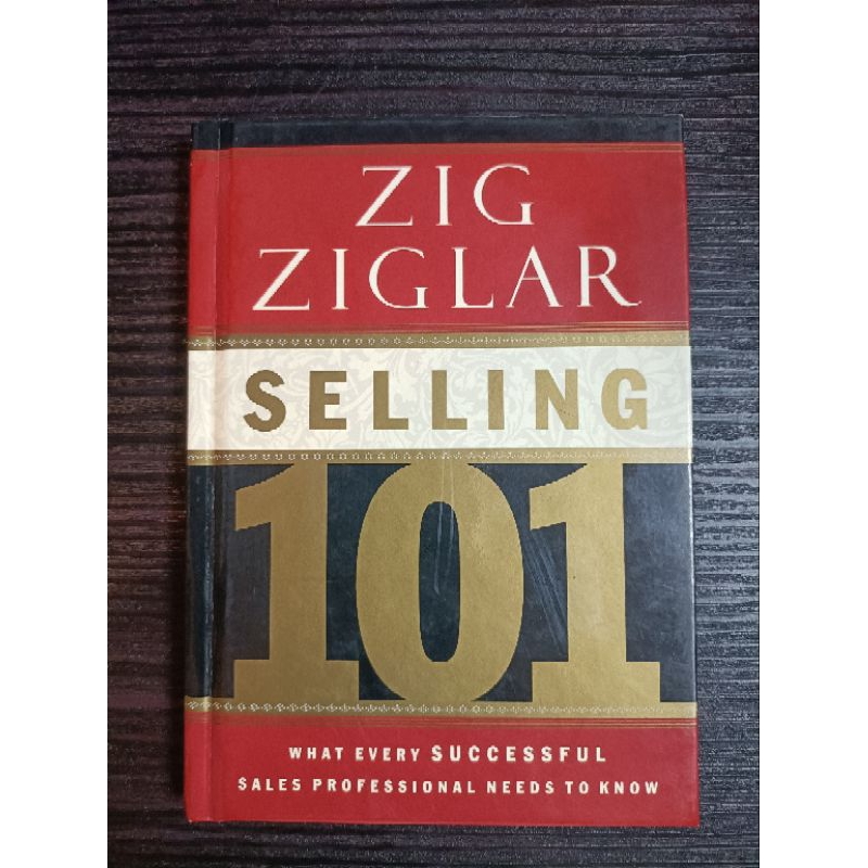 SELLING 101 by ZIG ZIGLAR (HARDCOVER) | Shopee Philippines
