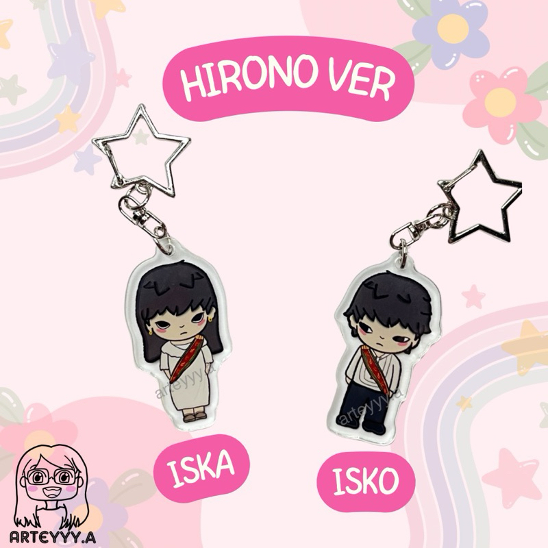 UP Anik-anik Isko, Iska Hirono Acrylic Keyring | Shopee Philippines