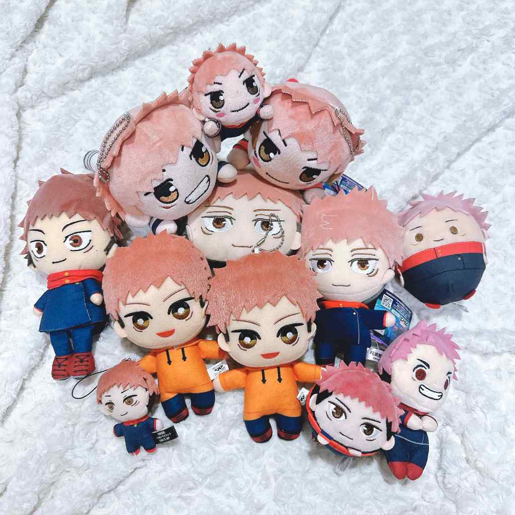 OFFICIAL Jujutsu Kaisen JJK Itadori Yuuji Yuji Plush Merch Fuwakororin ...