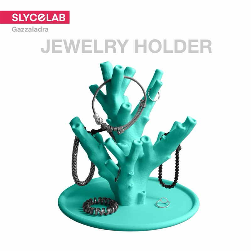 SLYCELAB Coral Jewelry Holder 3D Printed Desk Decor Bracelet Ring ...