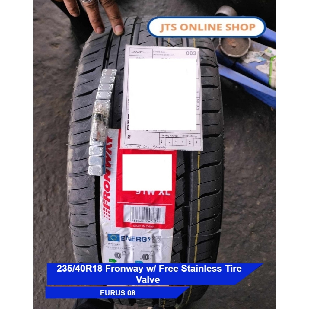235/40R18 Fronway w/ Free Stainless Tire Valve (PRE-ORDER) | Shopee Philippines