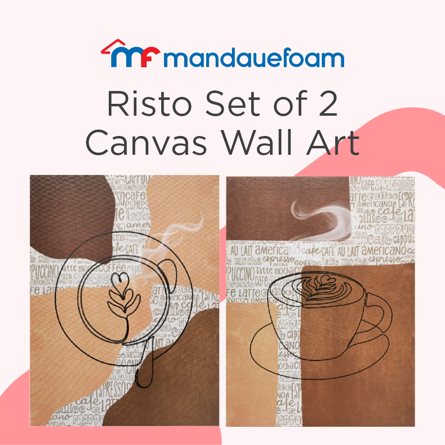 Mandaue Foam Risto Set of 2 Canvas Wall Art 30x40 cm | Shopee Philippines
