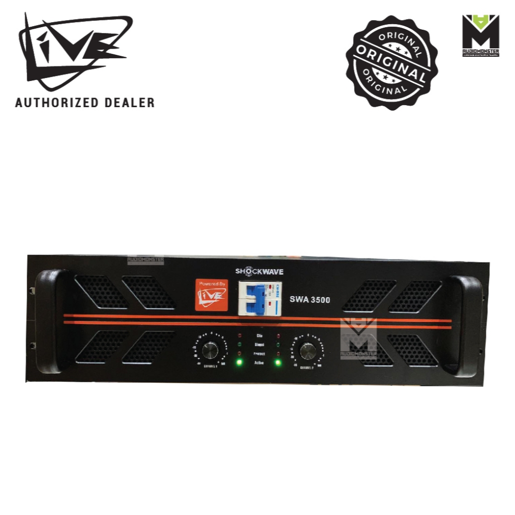 Live Shockwave SWA-3500 Powered Amplifier | Shopee Philippines