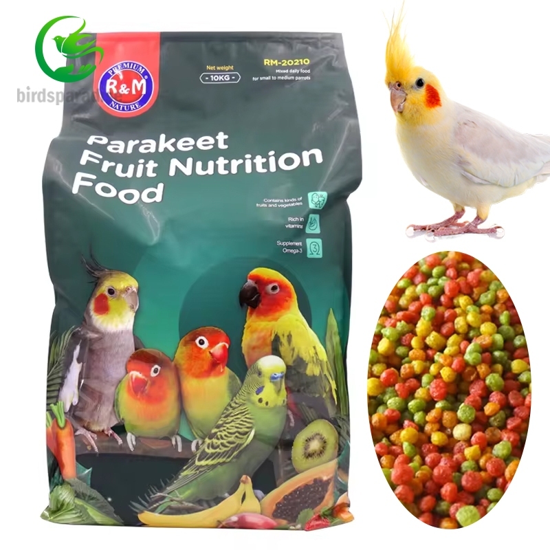 R&M Parakeet Fruit Nutrition Food Pellets Rich in Vitamins Supplement ...