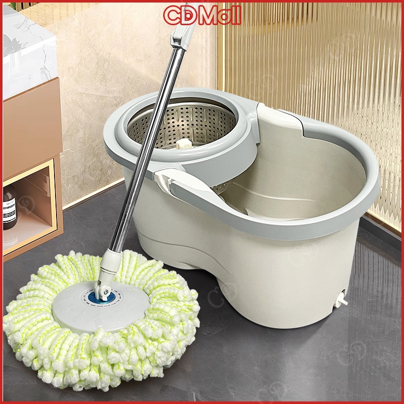 CD Mop with Spinner and Bucket for Floor Cleaning Tornado Mop 360 ...
