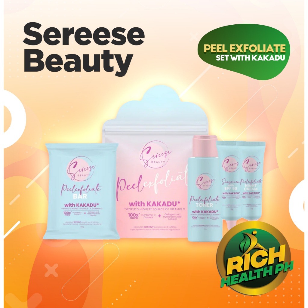Sereese Beauty X Peelexfoliate with Kakadu Set Vitamin C Collagen ...