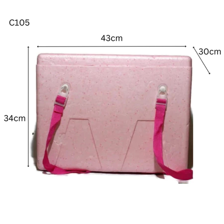 STYRO BOX / MINIBOX / ICE CANDY BOX / STYROFOAM ICE CHEST CLOTH HANDLE ...
