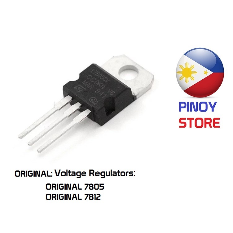 ORIGINAL 7805 7812 Regulator 5V 12V IC On Semi STMicro 1A 1.5A Linear ...
