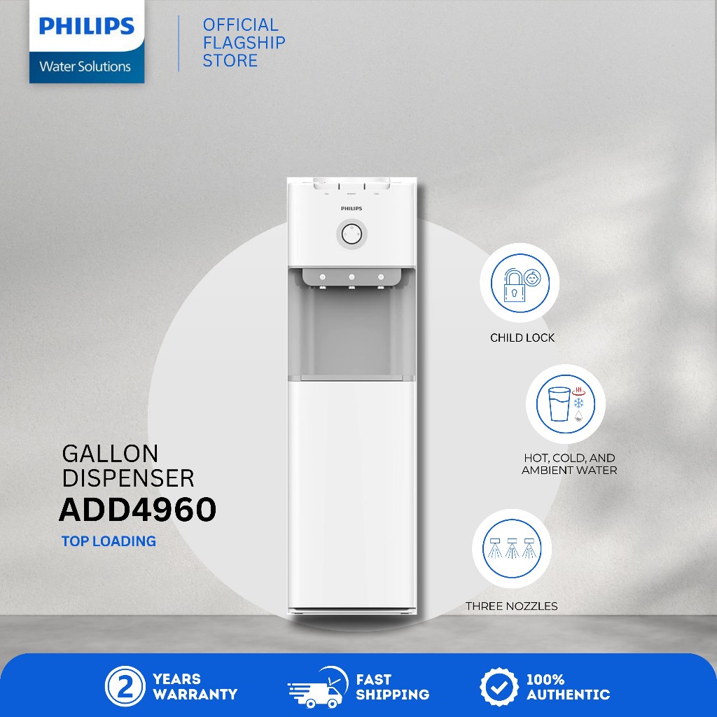 PHILIPS Water Dispenser ADD4960WH - TOP LOAD | Shopee Philippines