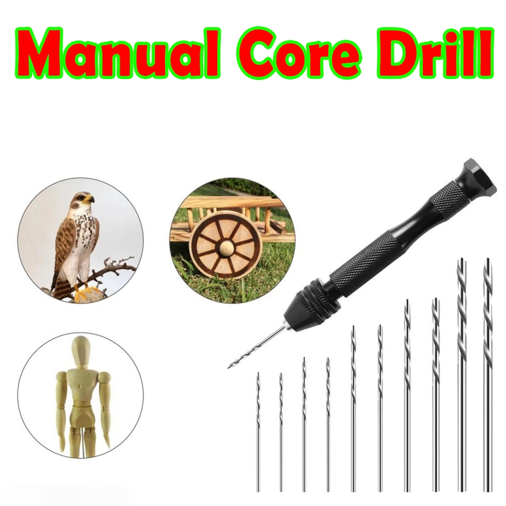 11 21 31 Pcs Set Manual Core Drill Hand Twist Drill With Mini Drill ...
