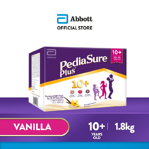 Pediasure Plus 10+ Vanilla 1.8kg for Adolescents 10-15 Years Old ...