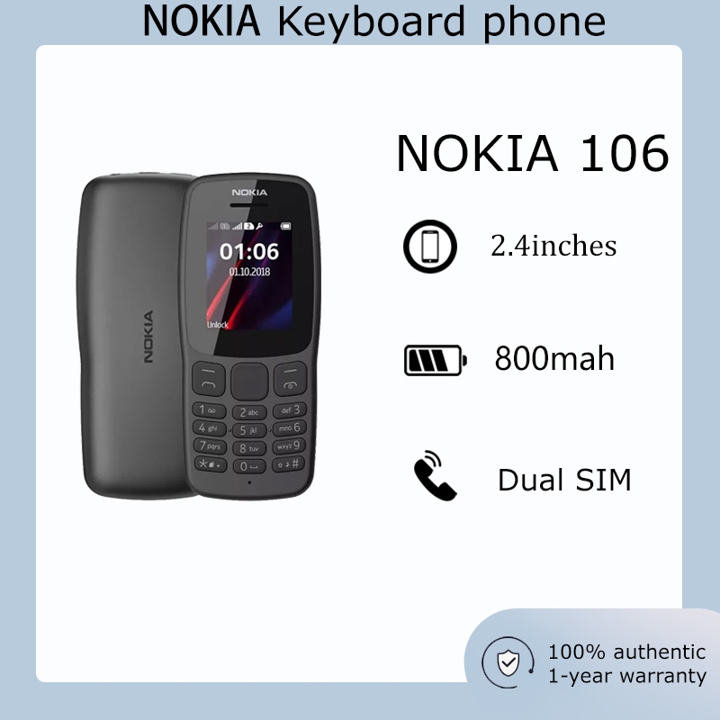 original brand new NoK 106 keypad cellphone keypad phone dual SIM card ...