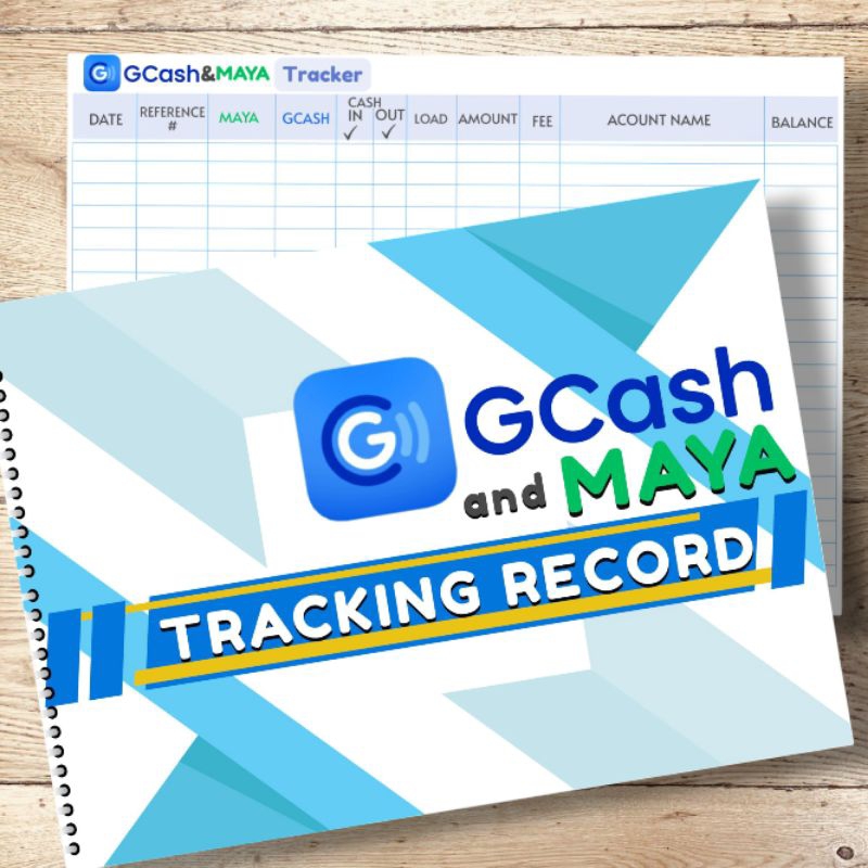 GCASH AND MAYA TRACKING RECORD BOOK 2in1 A4size Transaction record ...