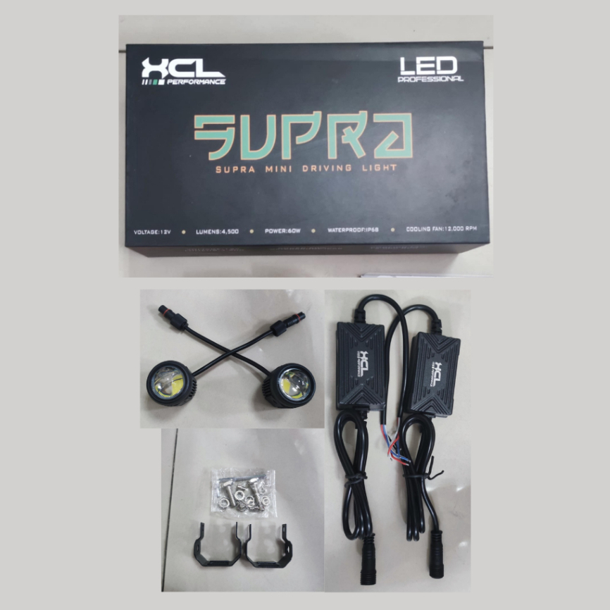 Mini Driving Light XCL Supra 120watts 4 wires with ballast and fan ...
