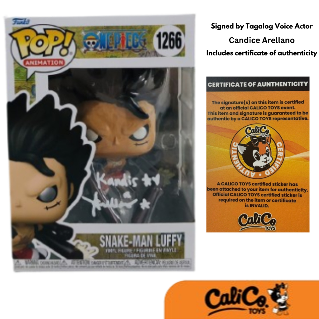 Funko POP! Animation: One Piece - Snake-Man Luffy #1266 SIGNED BY ...