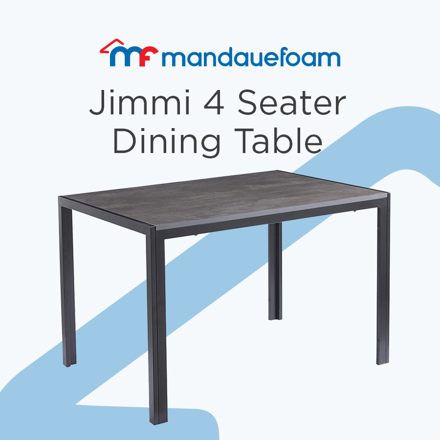 Mandaue Foam Jimmi 4 Seater Dining Table | Shopee Philippines