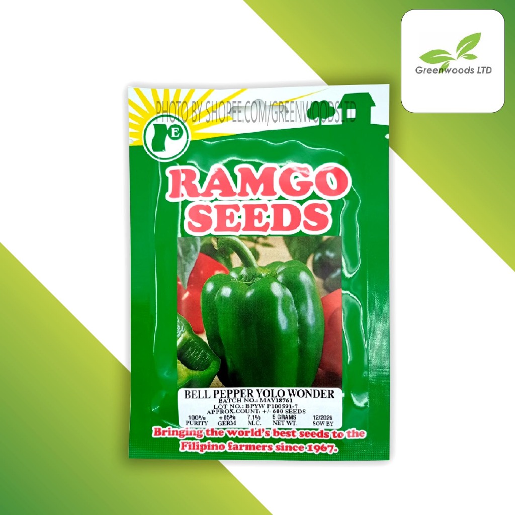 Ramgo - RPD Seeds Bell Pepper Yolo Wonder Variant gws31207 | Shopee ...