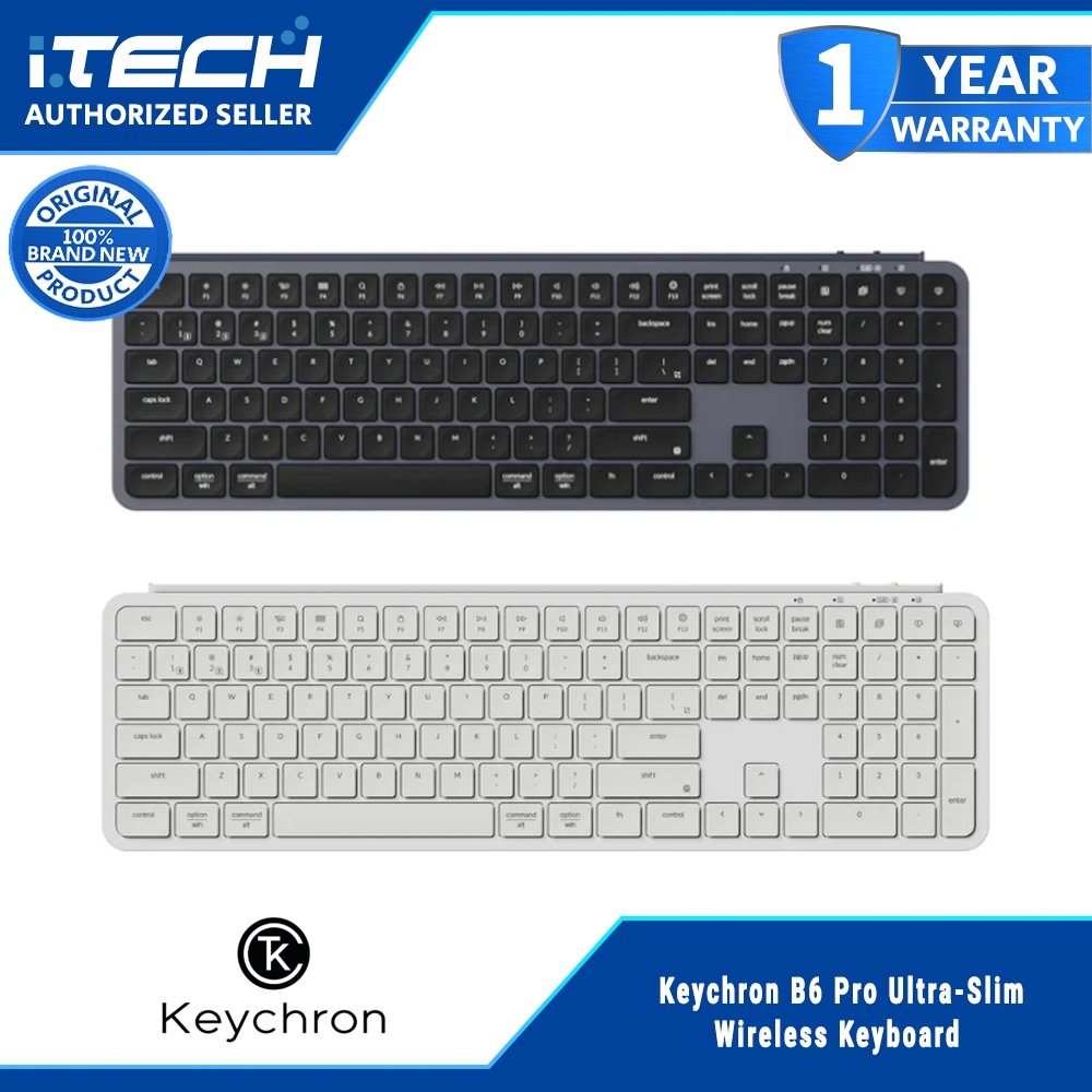 Keychron B6 Pro Ultra-Slim Wireless Keyboard | Shopee Philippines