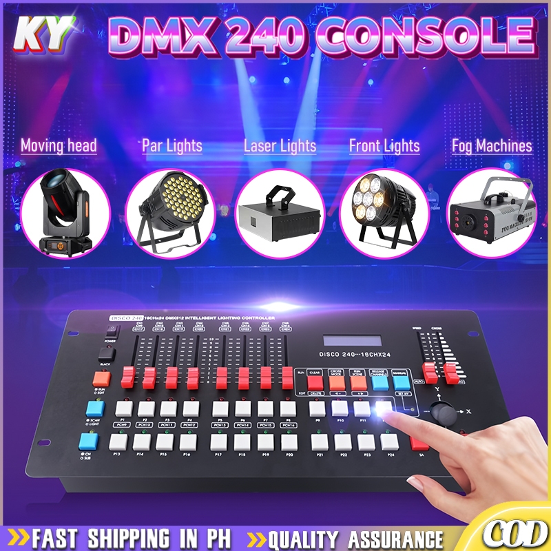 Disco 240 Channels Stage DJ Light Console DMX512 Stage Lighting ...