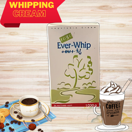 Ever-Whip Non-Dairy Whipping Cream 1030g | Vegan & Halal | Smooth ...