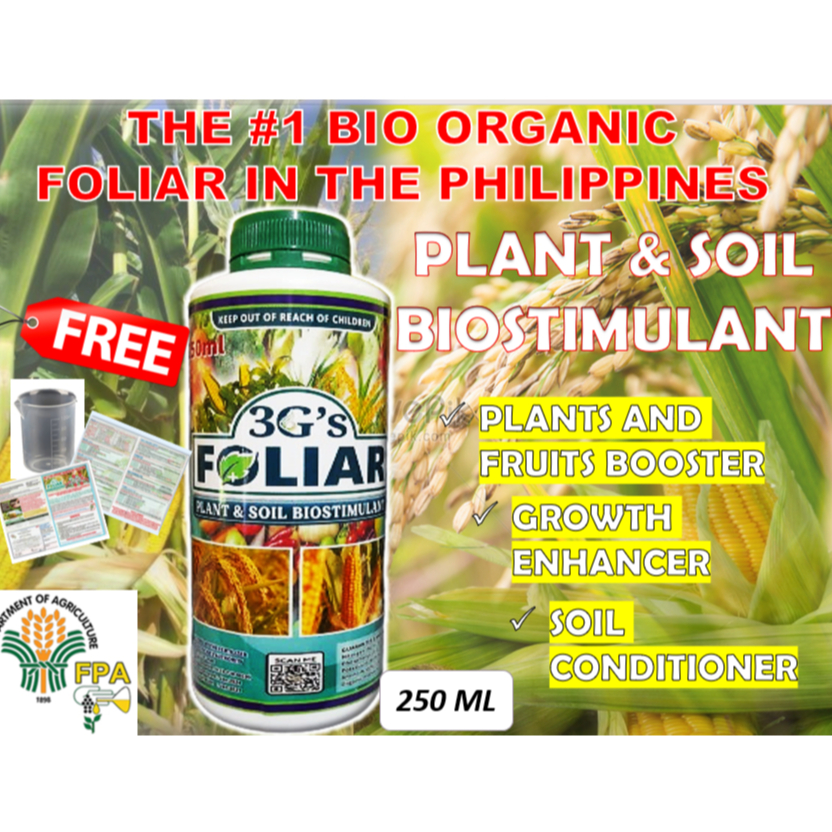 3Gs FOLIAR – SOIL AND PLANT BIOSTIMULANT JAPAN TECHNOLOGY ALL IN ONE ...