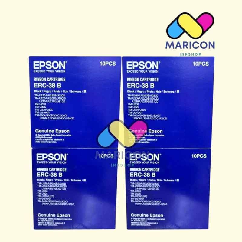 Genuine ERC-38b ribbon ink cartridge (10pcs/pack) | Shopee Philippines