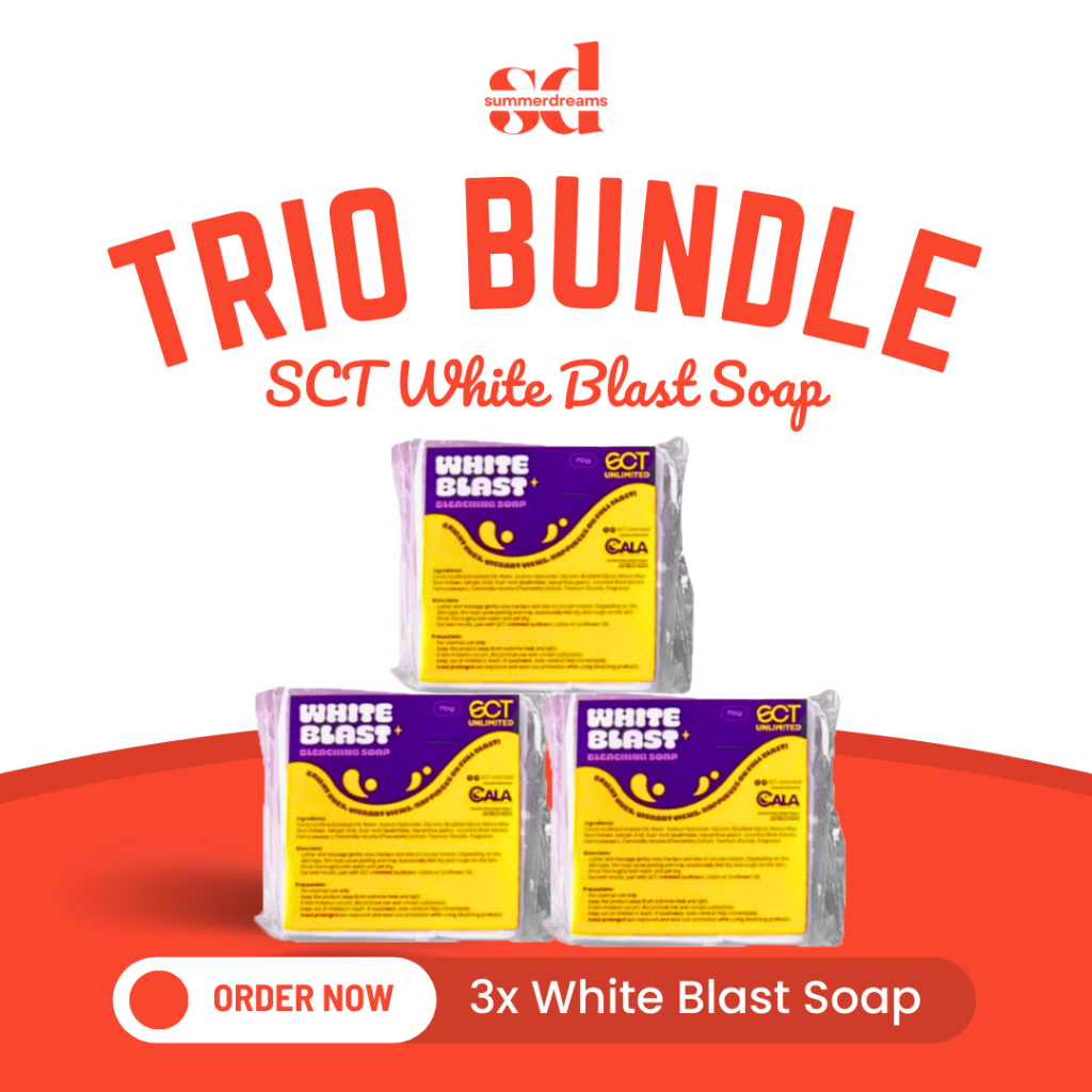 SCT Unlimited WHITE BLAST BLEACHING SOAP White Blast Soap 70g Trio ...