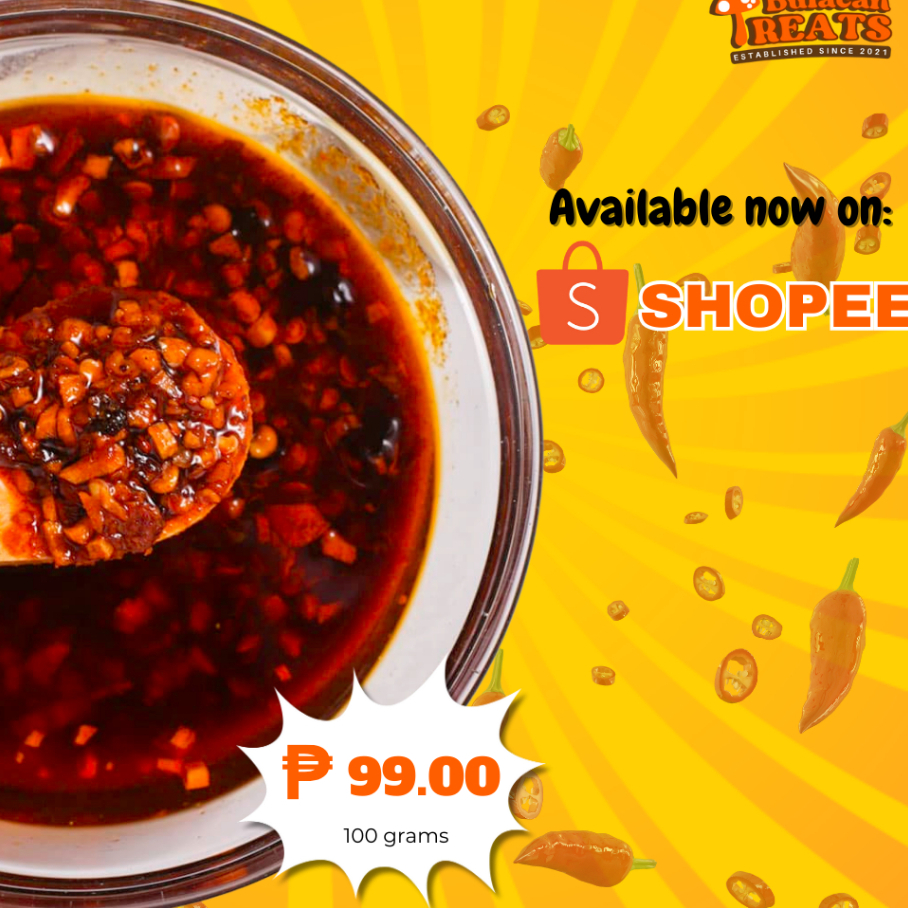 CHILI GARLIC OIL- 100 GRAMS | Shopee Philippines