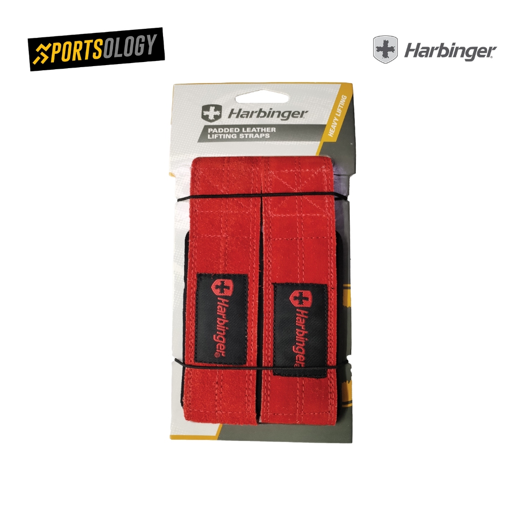 Harbinger Padded Leather Lifting Straps | Shopee Philippines