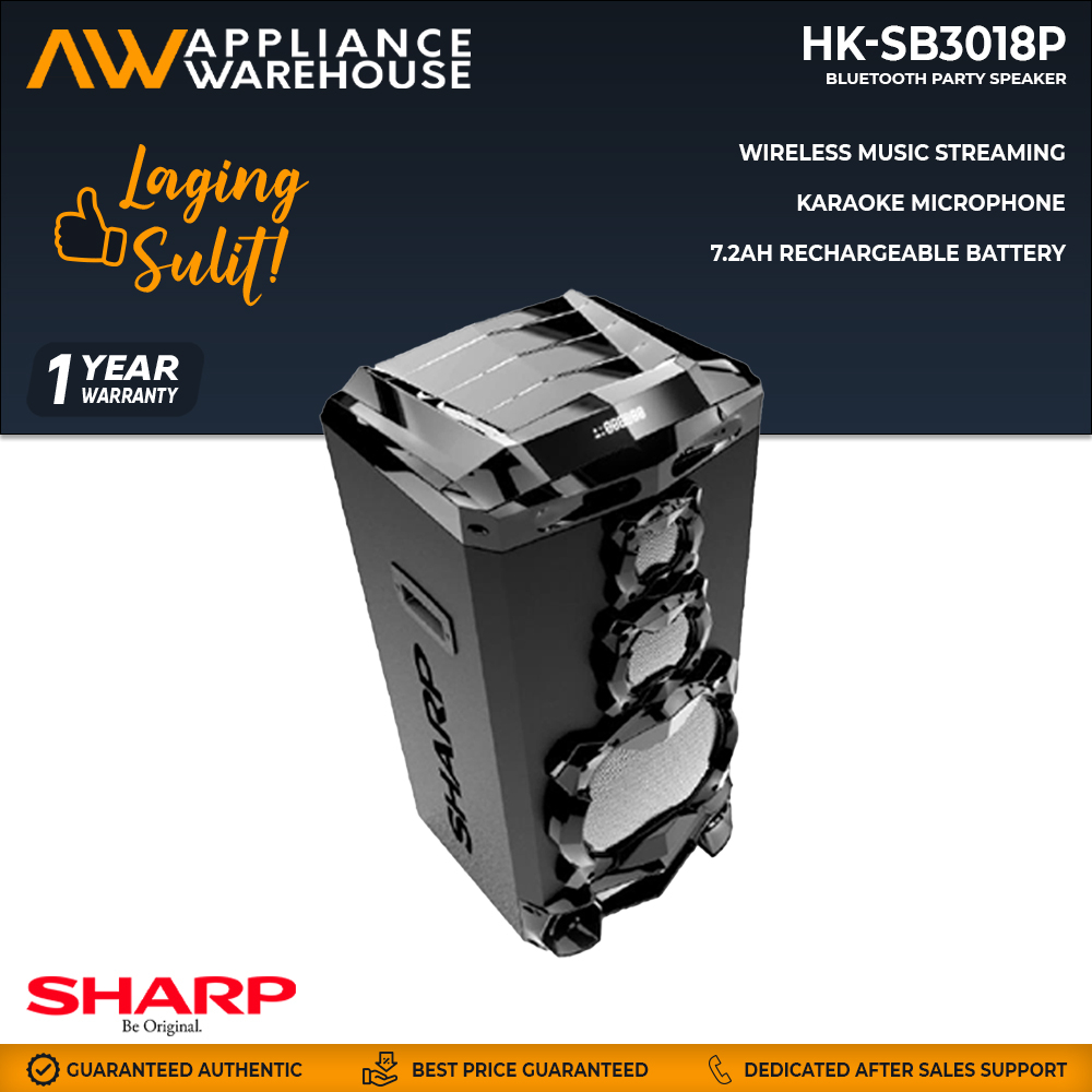 Sharp HK-SB3018P SAMM Karaoke Speaker System Bluetooth | Shopee Philippines