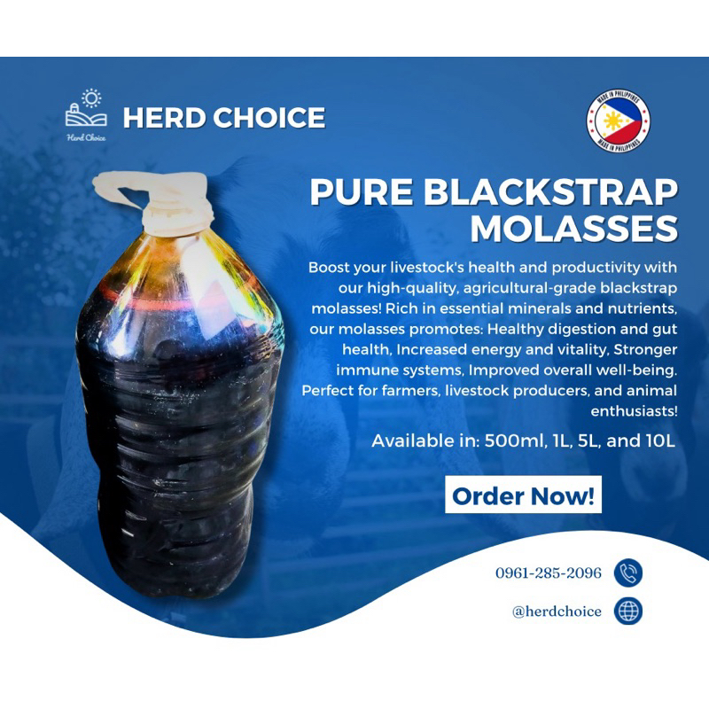 Pure Black strap Molasses Available in 10kg & 5kg | Shopee Philippines