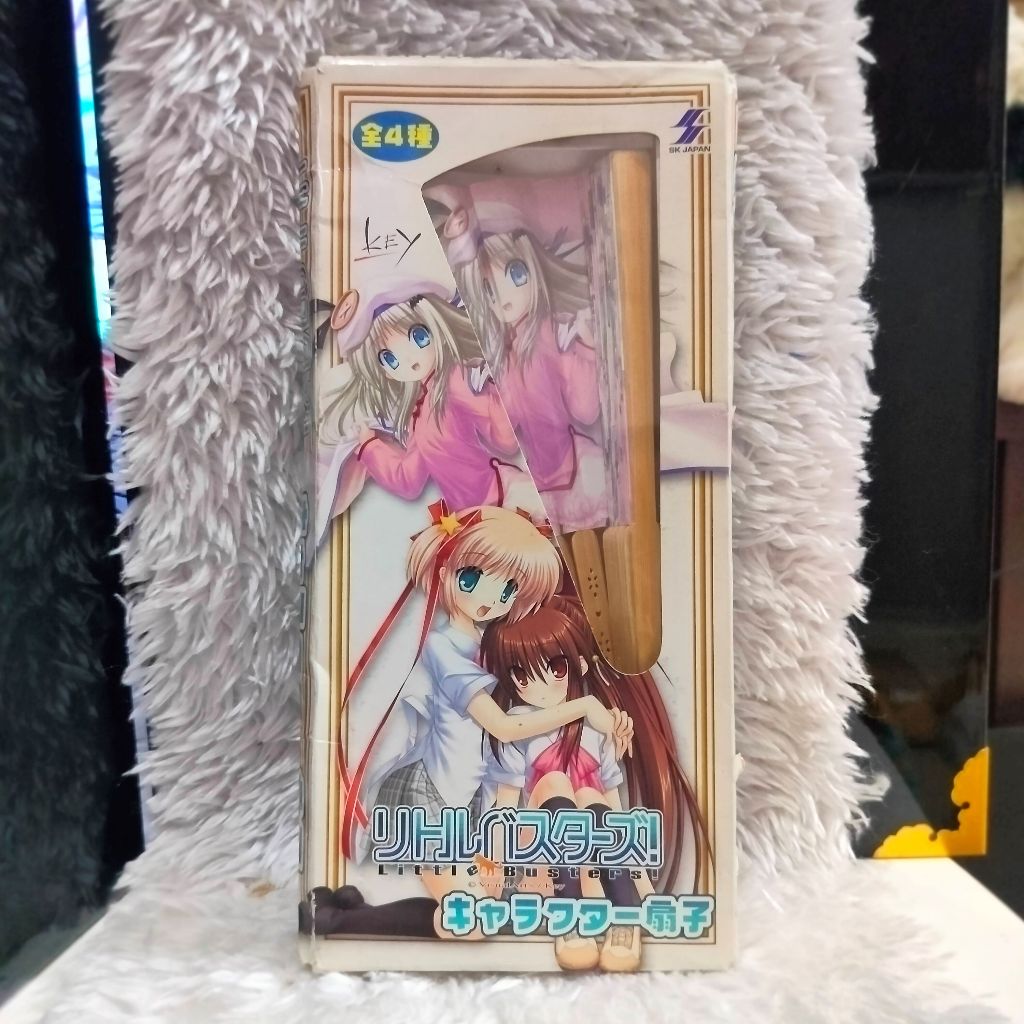 Little Busters! Rin Natsume Komari Kamikita Official Japan Fan SENSU TN ...