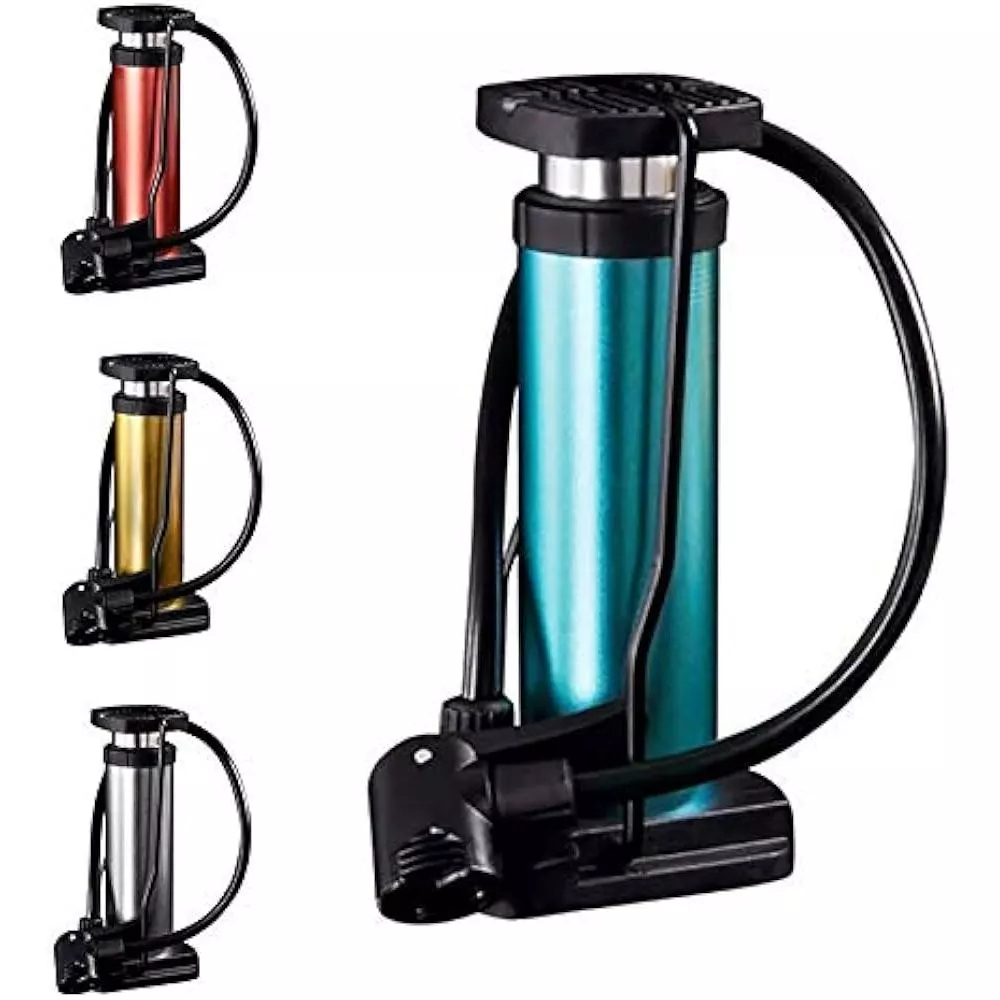 Portable Mini Foot Pump–Durable Universal High Pressure Floor Inflator ...