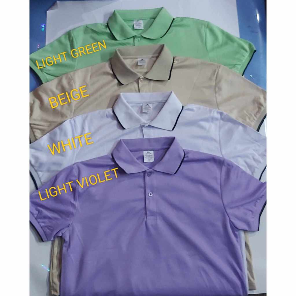 POLO SHIRT DRIFIT WITH LINING (4 COLORS AVAILABLE) | Shopee Philippines