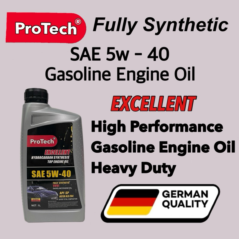 Gasoline Engine Oil 5w-40 Fully Synthetic 1 Liter | Shopee Philippines