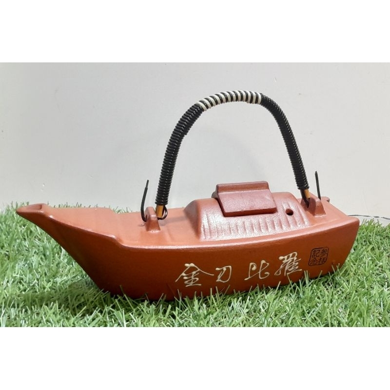 Chinese Yixing Style Clay Canal Boat Teapot JP | Shopee Philippines