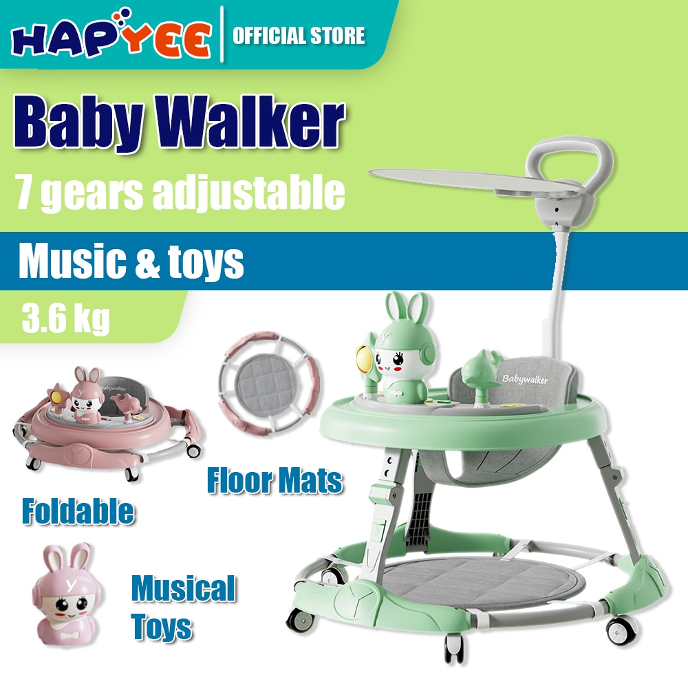 HAPYEE Baby Walker for Baby Boy Girl With Music & Lights Adjustable ...
