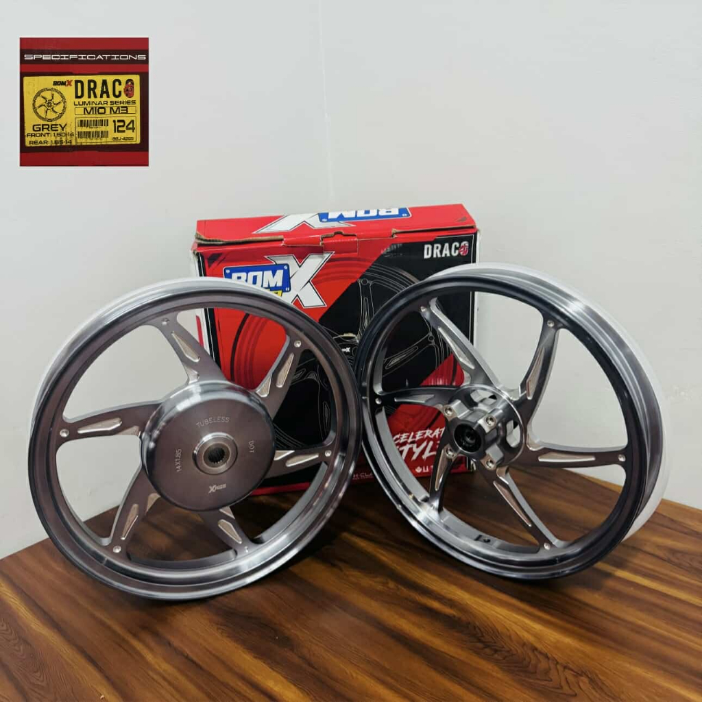 BOM X DRACO MAGS FOR MIO I 125 / M3 - BRAND NEW | Shopee Philippines