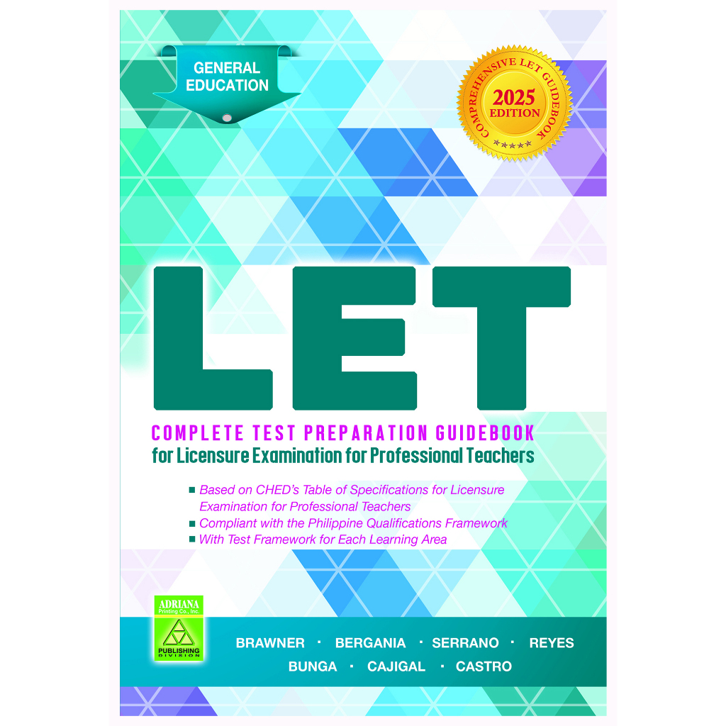 LET REVIEWER GENERAL EDUCATION c2025:COMPLETE TEST PREPARATION ...