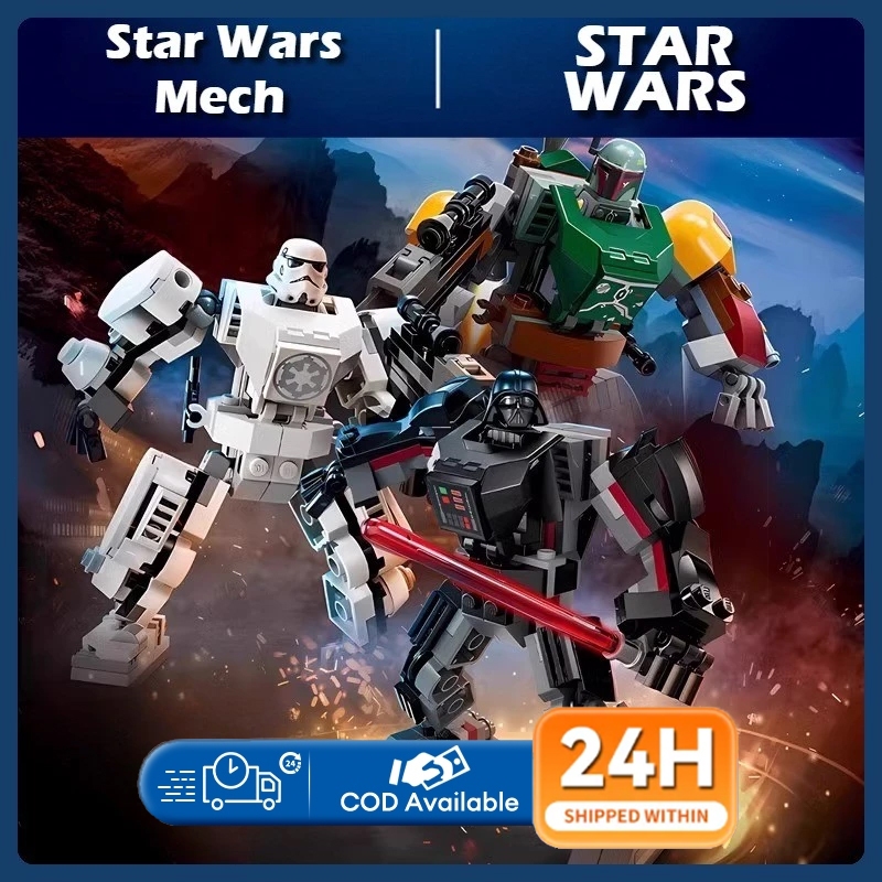 155Pcs Star Wars Armor Series Building Block Toys Mech Building Blocks ...