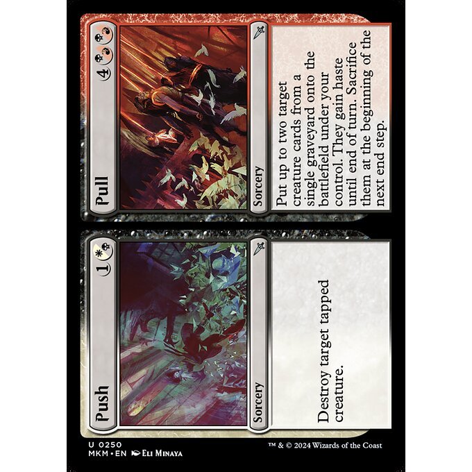 MTG Push // Pull (MKM) Murders at Karlov Manor | Shopee Philippines