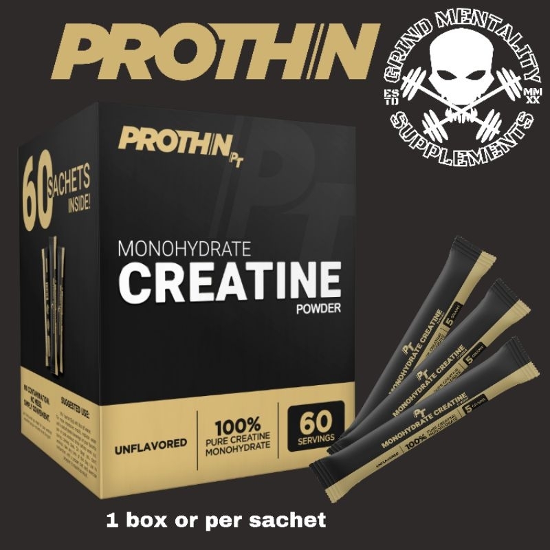 PROTHIN CREATIN MONOHYDRATE SACHET | Shopee Philippines