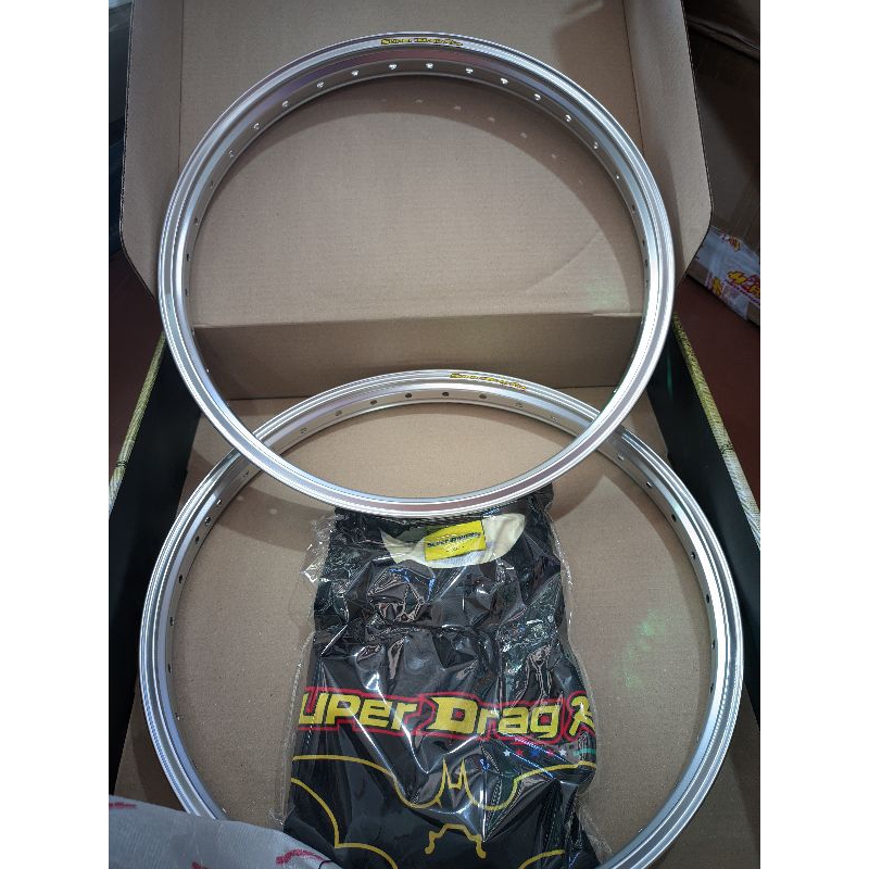 SDR CHAMPION RIM (batman) broken size (1.2/1.4-17) use for racing track ...